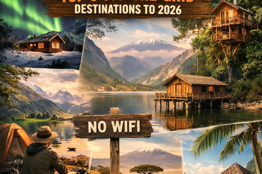 Ready to Unplug? Top 5 Off-the-Grid Destinations to 2026 - Prime Synapse